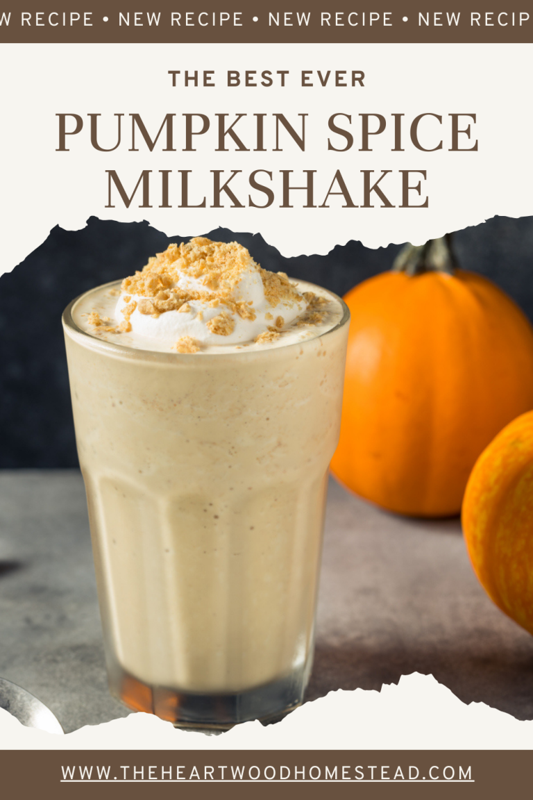 The Perfect Pumpkin Spice Milkshake Recipe: The Best Autumn Treat - The Heartwood Homestead